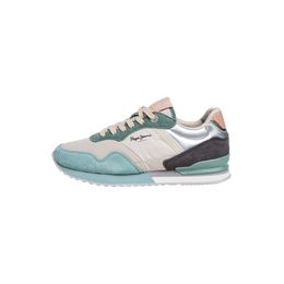 Pepe Jeans Sneakers 'LONDON SEA' female size 39 Grey / Jade / Black / Silver