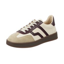 Gant Sneaker 'Cuzima' Damen Gr&ouml;&szlig;e 38 creme / sand / bordeaux Sommerschuhe