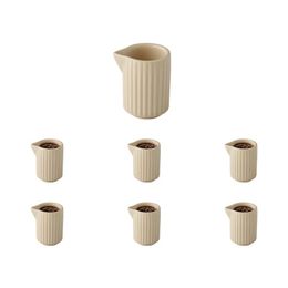 APS Milchk&auml;nnchen &raquo;THE GRID, 6 St&uuml;ck&laquo; 0,04 l Set, 6 Stk. tlg. 40 ml Porzellan Porzellan 0,04 l