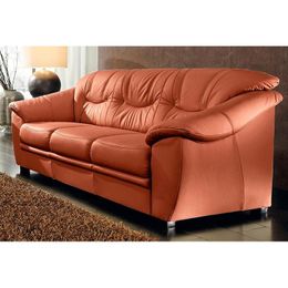 Sit & More sit&more 3-Sitzer &raquo;Savona, B. 198cm, Federkern, opt. mit Schlaffunktion, Sitzh. 46cm&laquo; mit Federkern orange PRIMABELLE -Microfaser (100% Polyester);