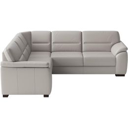 Sit & More sit&more Ecksofa &raquo;Montego Leder, L-Form, B: 255cm&laquo; wahlweise mit Schlaffunktion und Schubkasten beige B/H/T: 255cm x 88cm x 225cm, NaturLEDER , langer
