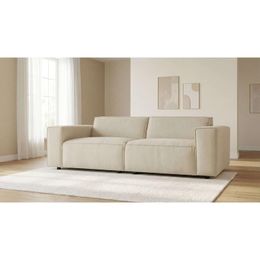 OTTO home 2-Sitzer &raquo;Jorrena, extra weicher Chenille-Stoff&laquo; Kompaktsofa, 3 Komfortstufen, Breite 226 cm, mit Wellenunterfederung 100% Polyester B/H/T: 