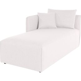 OTTO home Ottomane &raquo;N&ouml;re&laquo; Modul - zum Zusammenstellen; in vielen Bezugsqualit&auml;ten und Farben beige Struktur fein (100% Polyester) B/H/T: 90cm x 86cm x