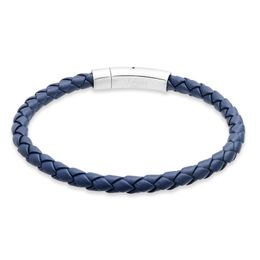 s.Oliver Herren s.Oliver Armband 22cm, Edelstahl Leder