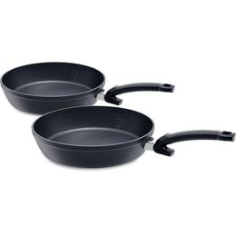 Fissler Pfannen-Set &raquo;Adamant Comfort&laquo; Aluminium Set, Pfanne 24 + 28 cm, 2 Stk. tlg. Made in Germany schwarz &Oslash; 28cm