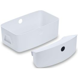 hauck Aufbewahrungsbox &raquo;Alpha Box Set, white&laquo; f&uuml;r Hochst&uuml;hle wei&szlig; Kunststoff 2 Stk., B/H/T: 41cm x 16cm x 17cm