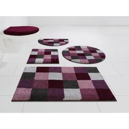 Grund Badematte &raquo;Mosaik, Badvorleger, Badezimmer Teppich, sehr weich&laquo; H&ouml;he 20 mm rutschhemmend beschichtet fu&szlig;bodenheizungsgeeignet angenehm weich, auch als