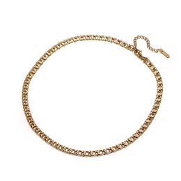 Firetti Damen Kette ohne Anh&auml;nger &raquo;Schmuck Geschenk Edelstahl Halsschmuck Halskette Cuban&laquo; Edelstahl, L: 45 B: 6mm