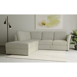 OTTO home Ecksofa &raquo;Lavars, L-Form, Schlafsofa&laquo; mit Bettfunktion und Stauraum, in zwei verschiedenen Bezugsqualit&auml;ten beige 62% Polypropylene, 38% 