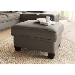 OTTO home Hocker &raquo;County&laquo; 1 Stk. tlg. mit Federkern und Stauraum, passend zur "County"-Serie braun Luxus-Microfaser (100% Polyester);Struktur fein (