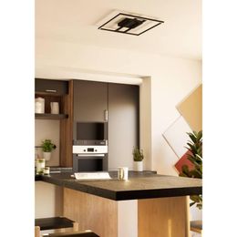 Eglo Deckenleuchte &raquo;CALAGRANO-Z Deckenlampe schwarz wei&szlig;, ZigBee 3.0, Backlight, Timer&laquo; LED-Modul 1 Stk. RGB warmwei&szlig; - kaltwei&szlig; App / Sprachsteuerung