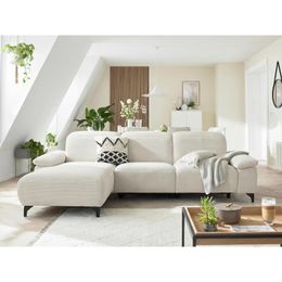 Musterring Ecksofa &raquo;MR370 mit/ohne Relaxfunktion, verschiedene Unterfederungen zur Auswahl&laquo; Farbe, Material, Sitzkomfort und Funktion w&auml;hlbar, Ma&szlig;e 280 x 180 cm 