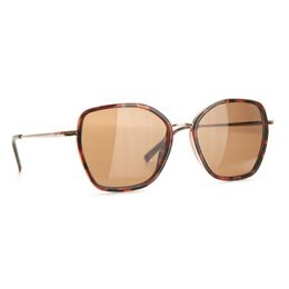 Lascana Damen Lascana Sonnenbrille Trendy Sonnenbrille mit UV Schutz, Damenbrille, Sonnenschutz braun Einheitsgr&ouml;&szlig;e