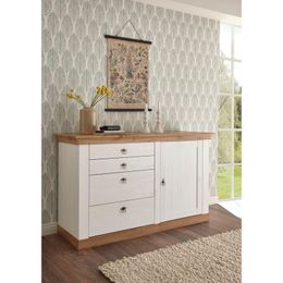 Home Affaire Mehrzweckschrank &raquo;Cremona, Sideboard, moderner Schrank, Kommode im Landhausstil&laquo; Metallgriffe, ausreichend Stauraum, vielseitig 