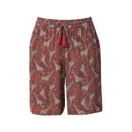Ulla Popken Pants female size 50/52 Ecru / Dark blue / Auburn