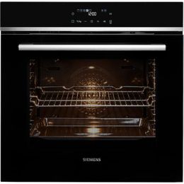 Siemens Pyrolyse Backofen iQ300 &raquo;HB571ABS3&laquo; mit Teleskopauszug nachr&uuml;stbar Automatische Selbstreinigung & einfache Steuerung dank LED-Bedienung grau 