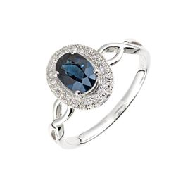 Diamant Leternel Ring Damen Gr&ouml;&szlig;e 56 silber