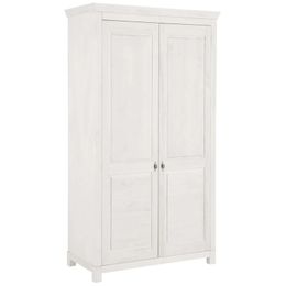 OTTO home Kleiderschrank &raquo;Rauna, mit Lamellen und Kassetten, klassischer Landhausstil, rustikal&laquo; 2 Breiten: 113/159 cm H/T ca. 195/60 cm, massive 