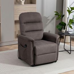 Duo Collection TV-Sessel &raquo;Whitehorse XXL bis 150 kg belastbar, mit elektrischer Aufstehhilfe&laquo; Relaxfunktion und Taschenfederkern mit Stahlwellenunterfederung grau 