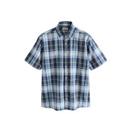 Next Button Up Shirt male size XS Blue / Navy / Brown / White