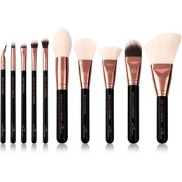 Luvia Cosmetics Damen Kosmetikpinsel-Set &raquo;EXPANSION SET - BLACK DIAMOND&laquo; 10 Pinsel, Nurai-Pinselhaar, perfekt f&uuml;r jeden Anlass, vegan. schwarz 