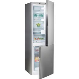 Bosch K&uuml;hl-/Gefrierkombination Serie 6 &raquo;KGE36AICA&laquo; 186 cm hoch 60 cm breit Low Frost, VitaFresh Schublade, Big Box, LED-Licht, Super K&uuml;hlen silber