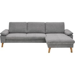 Die PlanBar Ecksofa &raquo;PP-LA24075 L-Form, Breite 286 cm&laquo; opt. mit Kopfst&uuml;tzen, Schlaffunktion, mot. Ottomane, Sitztiefenverst. 100% recyceltes Polyester