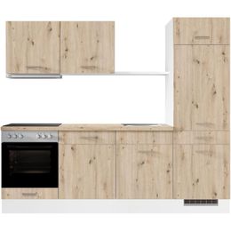 IMPULS K&Uuml;CHEN K&uuml;che &raquo;"Porto", Ausrichtung w&auml;hlbar, Schubk&auml;sten mit Soft-Close,&laquo; vormontiert, wahlweise mit E-Ger&auml;ten, mit Vollauszug, Breite 240 cm B/