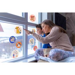 Komar Fensterbild &raquo;Fenstersticker - Better Together - Gr&ouml;&szlig;e 30 x 30 cm&laquo; 32 x 30 cm, 2 Bogen Kunststoff B/L: 30cm x 30cm
