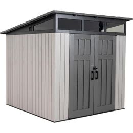 Lifetime Ger&auml;tehaus &raquo;Merkur&laquo; Kunststoff grau HDPE (High Density Polyethylen) Einheitsgr&ouml;&szlig;e