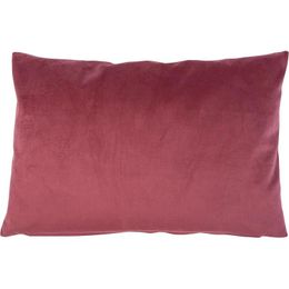 G&ouml;zze Dekokissen &raquo;Duval&laquo; mit Rei&szlig;verschluss, Kissenh&uuml;le ohne F&uuml;llung, 2 St&uuml;ck lila Polyester B/L: 60cm x 40cm, 2 Stk.