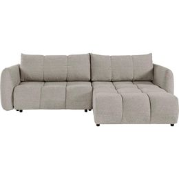 exxpo - sofa fashion Ecksofa &raquo;Livonia, B/T: 260/187, modern & praktisch f&uuml;r kleine R&auml;ume&laquo; Mit Bettfunktion & Bettkasten,hoher Sitzkomfort,inkl. 
