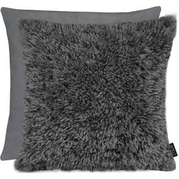Apelt Dekokissen &raquo;Missouri&laquo; grau Obermaterial: 100% Polyester. F&uuml;llung: 100% Polyester B/L: 45cm x 45cm, 1 Stk.