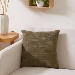 ANDIAMO Dekokissen &raquo;Cord Kissen Emy, Kissenh&uuml;lle mit F&uuml;llung&laquo; Sofakissen, eckig, 40x40 oder 30x50 cm, auch als 4er Set erh&auml;ltlich gr&uuml;n Polyester B/L: 40cm x 
