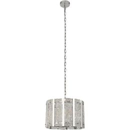 Searchlight H&auml;ngeleuchte &raquo;H&auml;ngeleuchte Alexandra, 5-flammig&laquo; E14 1 Stk. Klassisches Ambiente silber 5, &Oslash; 39cm H: 29cm, 1 Stk.