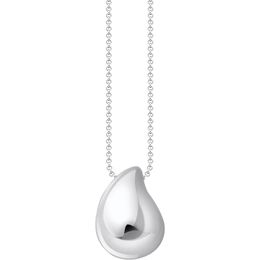 Thomas Sabo Damen Thomas Sabo Kette mit Anh&auml;nger &raquo;Bold Elegance Tropfenform&laquo; silber 50, Silber 925 (recycelt), B: 1,5mm