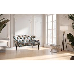 OTTO home 2-Sitzer &raquo;Amber&laquo; mit Knopfheftung,in verschieden Stoffarten rosa 100% Polyester B/H/T: 153cm x 97cm x 87cm, Jacquard