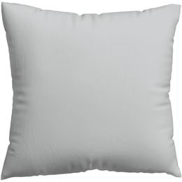 Schlafgut Kissenbezug &raquo;Premium Kissenbezug Woven Satin (1 St)&laquo; Ton-in-Ton Rei&szlig;verschluss, Fadendichte von 300tc, Uni, OEKO Tex grau Mako-Satin, Obermaterial: 