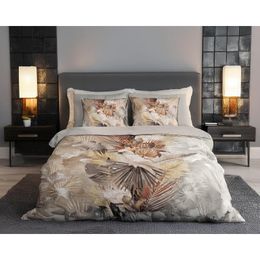 Good Morning Wendebettw&auml;sche &raquo;Coree&laquo; 2 100% Baumwolle, Renforc&eacute;, Rei&szlig;verschluss, Wendeoptik, Papagei braun Satin, Obermaterial: 100% Baumwolle B/L: 