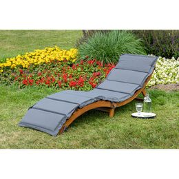 Merxx Gartenliege &raquo;Honopu&laquo; mit Auflagen, klappbar beige Einheitsgr&ouml;&szlig;e