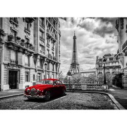 papermoon Fototapete &raquo;Paris Eiffel Tower&laquo; glatt bunt Vlies B/L: 3m x 2,23m, Bahnen: 6 Stk.
