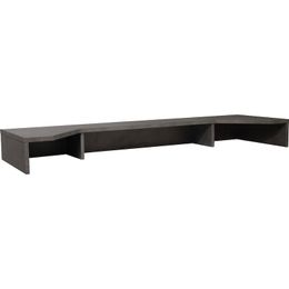 M&auml;usbacher Schreibtischaufsatz &raquo;Big System Office&laquo; Breite 137 cm grau Holzwerkstoff B/H/T: 137cm x 14cm x 40cm