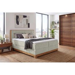 OTTO home Boxbett &raquo;Fennor, Doppelbett, Polsterbett, Federkernbett, Komforbett, 160/180 cm&laquo; Boxbett: 5-Z-Taschenfederkern im Unterbau, H&auml;rtegrad 3, 