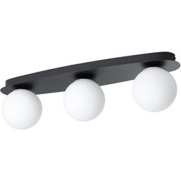Eglo Deckenleuchte &raquo;CASTROVIDO Wand- / Deckenlampe - Stahl - G9 - 3X4,2W - IP44&laquo; G9 1 Stk. Wohzimmerlampe, Esszimmerlampe, Flur, Schlafzimmer, L58 x 