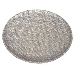 Apelt Stuhlkissen &raquo;Metallico&laquo; Schaumstoffplatte silber Kunstleder B/L: 34cm x 34cm, 1 Stk.