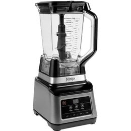 Ninja Standmixer &raquo;mit Auto-iQ BN750EU&laquo; 1200 W incl. 2,1 L Krug, 0,7 L Becher & 2 Deckel silber Einheitsgr&ouml;&szlig;e Standmixer
