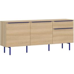 Tom Tailor HOME Sideboard Lowboard, Breite 165 cm,3 T&uuml;ren,1 Schublade, viel Stauraum braun Holzwerkstoff, Melamin, Spanplatte B/H/T: 165cm x 56cm x 
