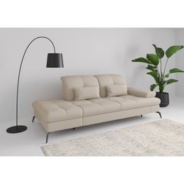 Sit & More sit&more Recamiere &raquo;Amica, inkl. Sitztiefenverstellung und Armteilverstellung&laquo; wahlweise mit Kopfteilverstellung und Stauraum beige 95% Polyester, 5% 