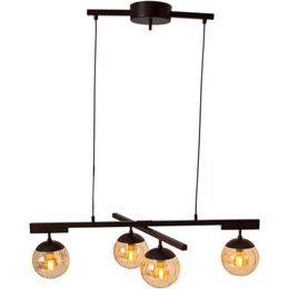 Pendelleuchte &raquo;Labelle&laquo; E14 1 Stk. Pendelleuchte mit verstellbarem Arm gelb 4, &Oslash; 90cm, 1 Stk.