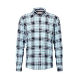 s.Oliver Button Up Shirt male size S Light blue / Green / Black / White
